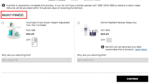 Don’t love it? Return It with TSC’s Online Pre-Filled Return Labels ...